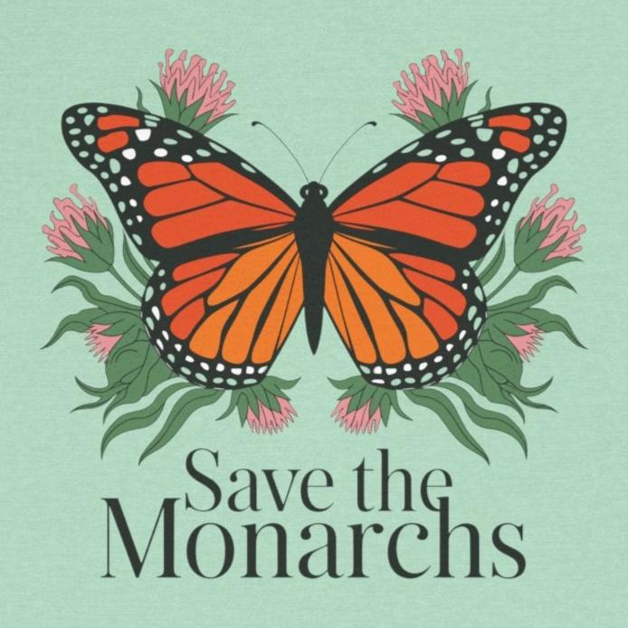 Save The Monarchs Butterfly Tee - Support Conservation Efforts ...