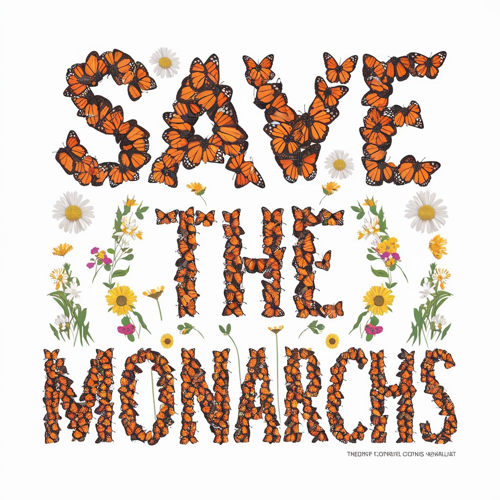 Save the Monarchs Butterfly Sticker - Unique Die-Cut Design – Flutter ...