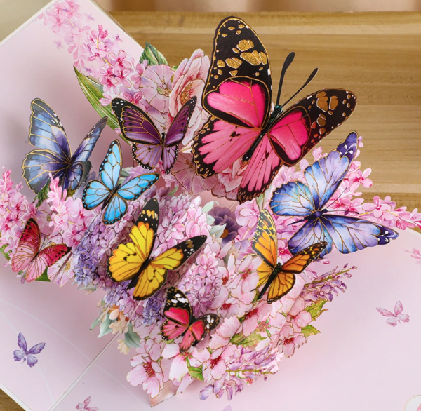 FlutterJoy Card: Butterfly Pop-Up – Flutter Flyers