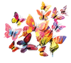 Flutter Stickers: 12 3D Butterfly Sticker / Magnets – Flutter Flyers